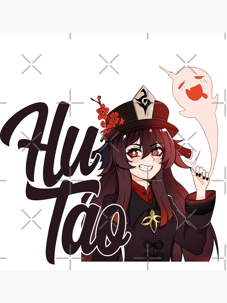 "hu tao boo ghost genshin print cosplay" Art Print for Sale by ...