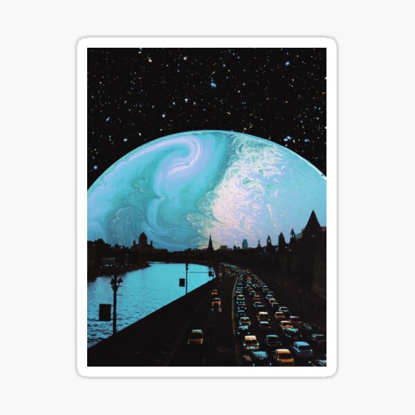 "Rush Hour" Sticker by jessgaspar | Redbubble
