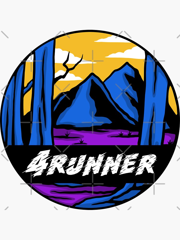 "4Runner Retro" Sticker for Sale by timegraf | Redbubble