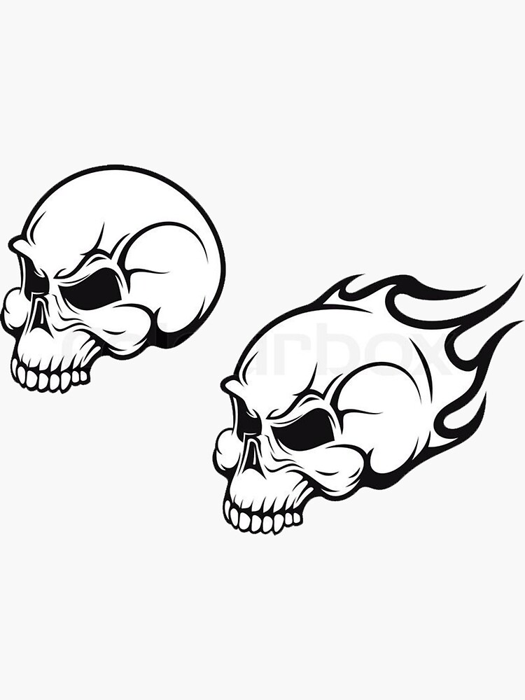 "Caveira, caveiras, piratas" Sticker by Diquito00 | Redbubble