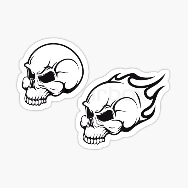 "Caveira, caveiras, piratas" Sticker by Diquito00 | Redbubble