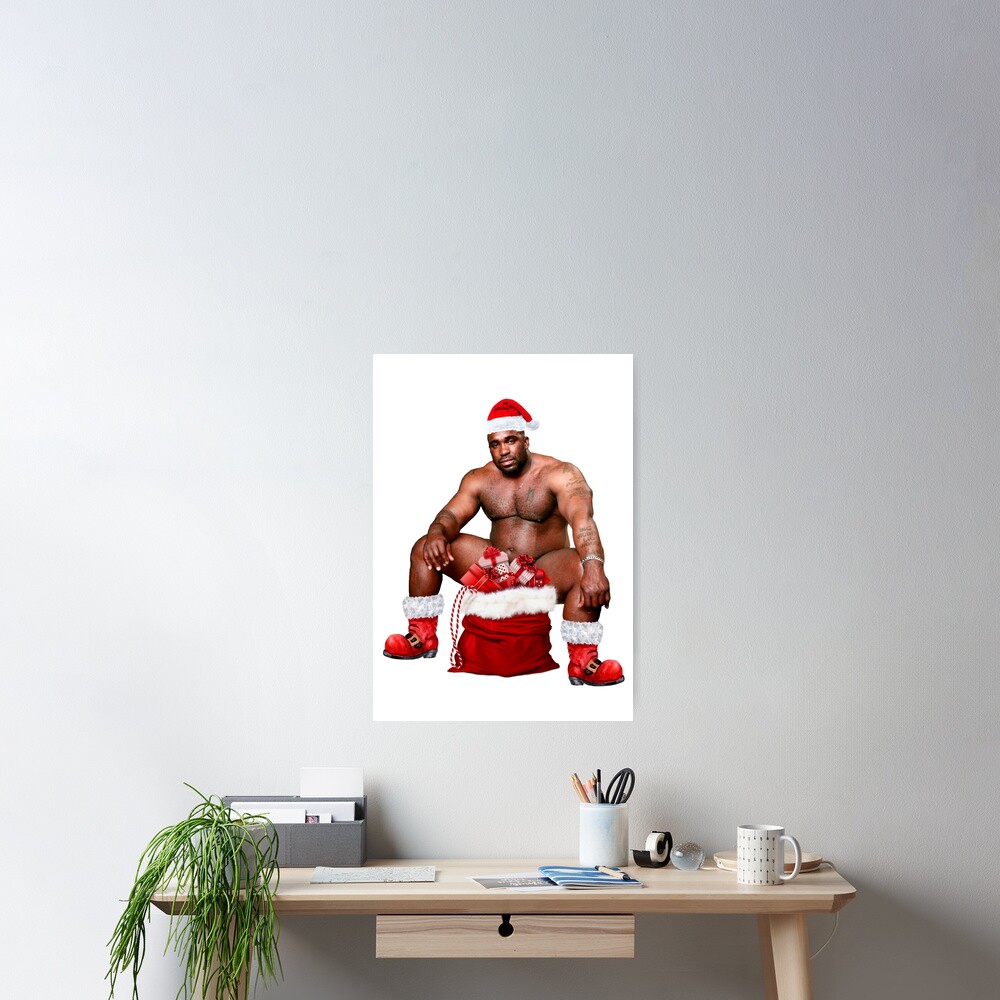 "santa barry wood funny gifts" Poster for Sale by freestylestore ...