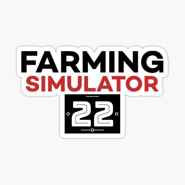 "Farming Simulator 2022" Sticker for Sale by yash2gvys | Redbubble