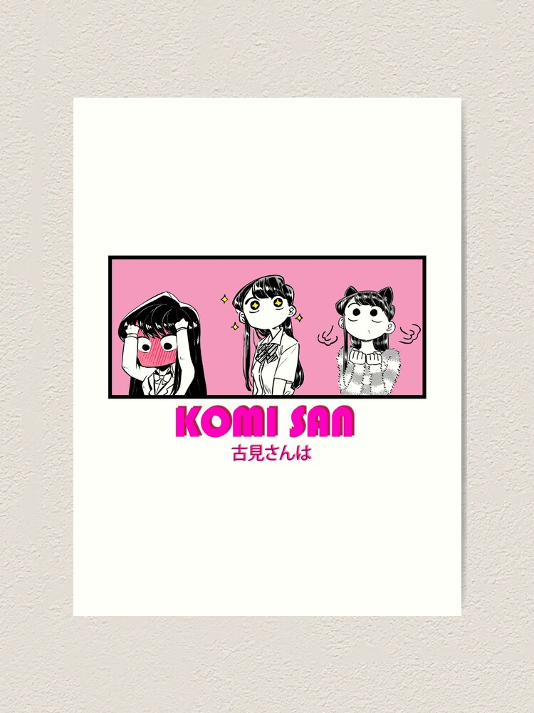 "Kawai KOMI SAN || Komi San Can't Communicate Merch" Art Print for Sale ...