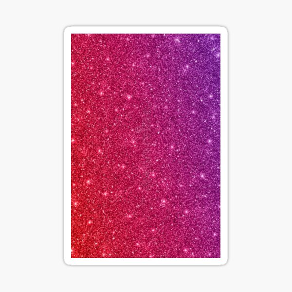 "Red-Violet Faux Glitter" Sticker for Sale by JGVentures | Redbubble