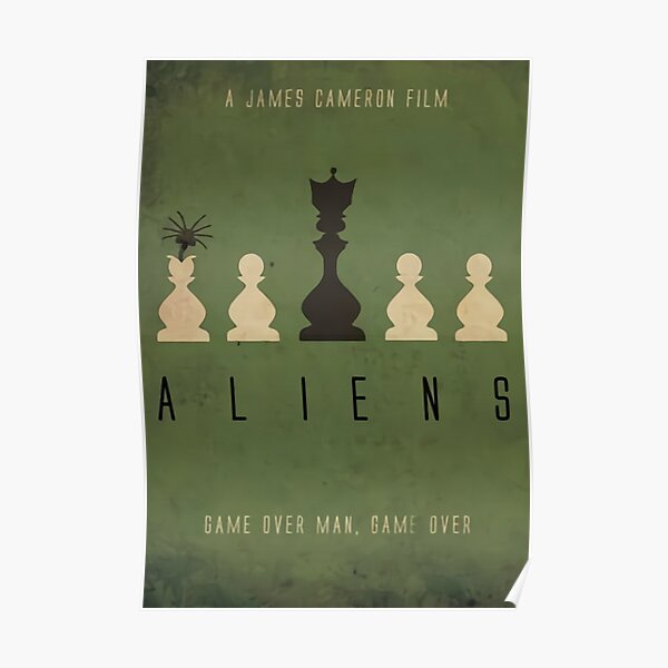 "Aliens " Poster by Redwayne | Redbubble