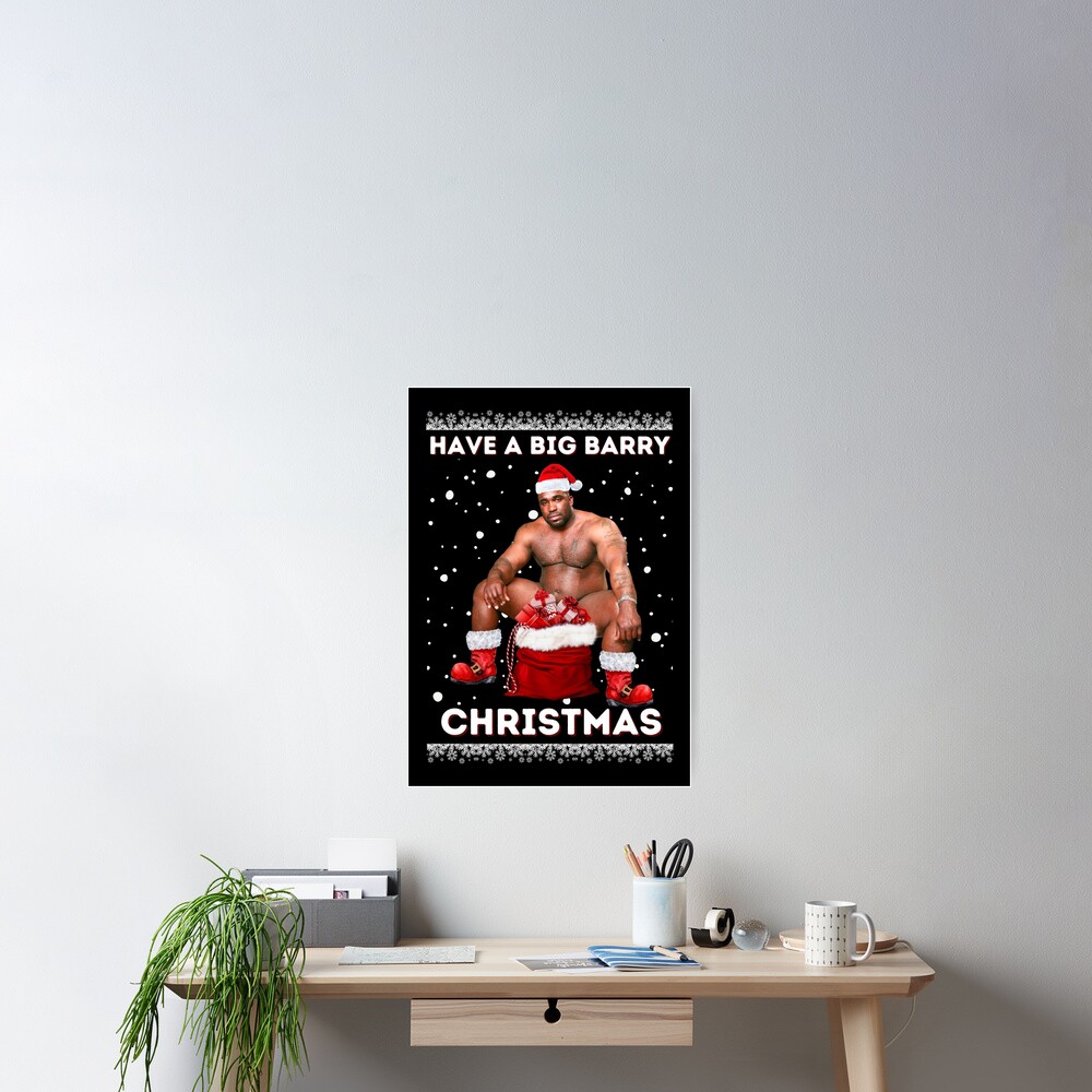 Barry Wood Christmas Sweater Meme Poster For Sale By Freestylestore Redbubble