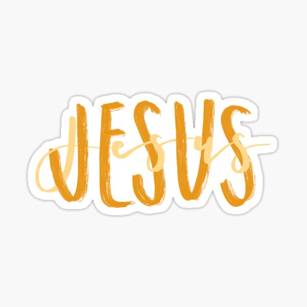 "Jesus" Sticker for Sale by Lil-ro1313 | Redbubble