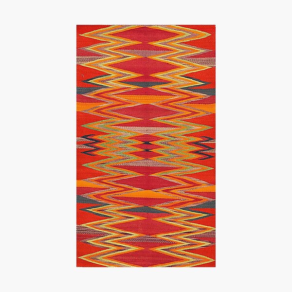 Lámina fotográfica «manta navajo, arte del sudoeste, arte nativo ...