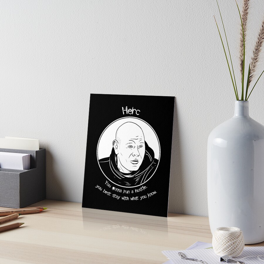 "Herc - The Wire" Art Board Print for Sale by blacksnowcomics | Redbubble