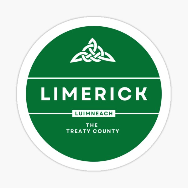 "County Limerick, Ireland " Sticker for Sale by TrueCelt | Redbubble