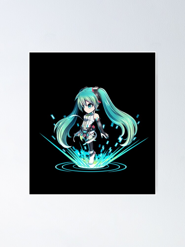 "Hatsune Miku" Poster for Sale by eliax-art | Redbubble