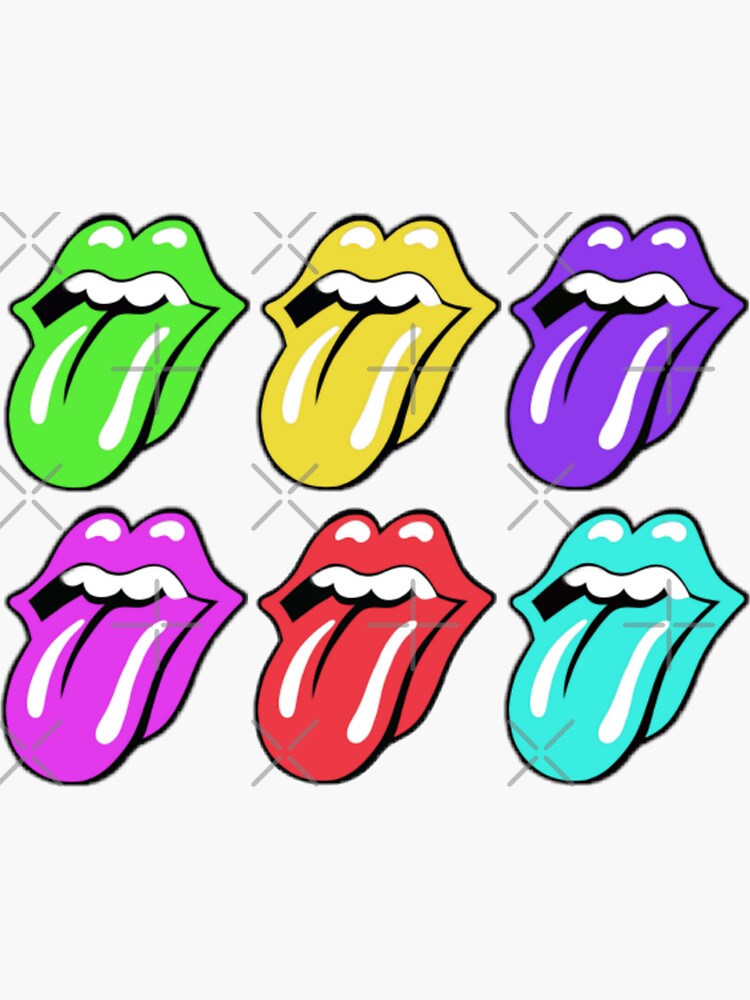 "Tounge out " Sticker by -yukti- | Redbubble