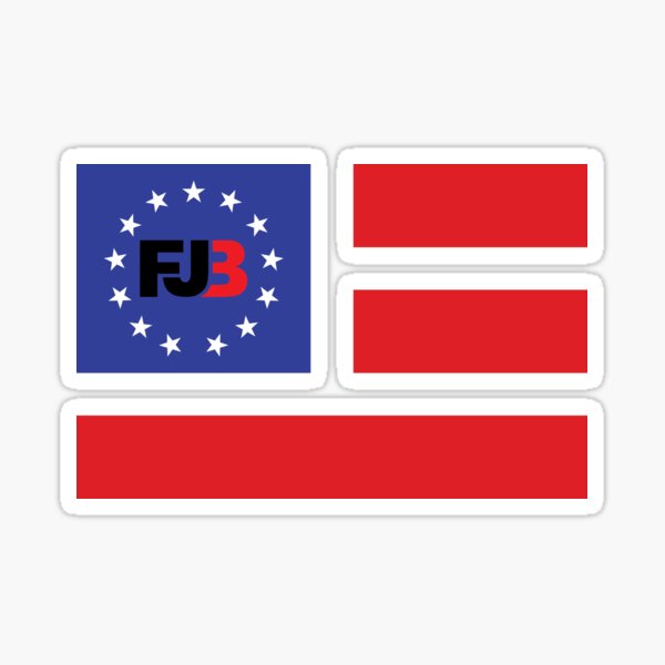 "FJB Flag" Sticker for Sale by 223digitalarts | Redbubble