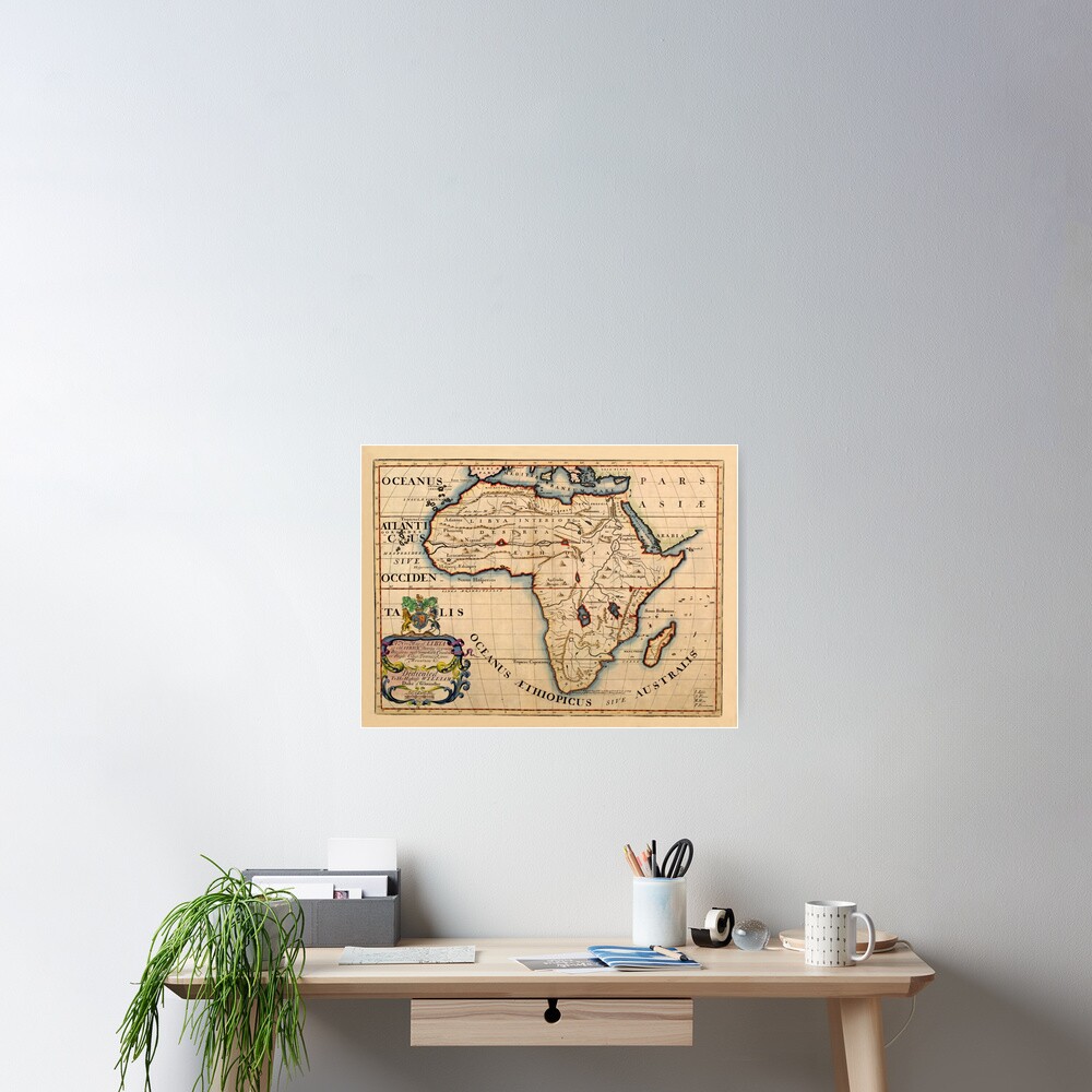 "Map Of Africa 1700" Poster for Sale by mollyfare | Redbubble