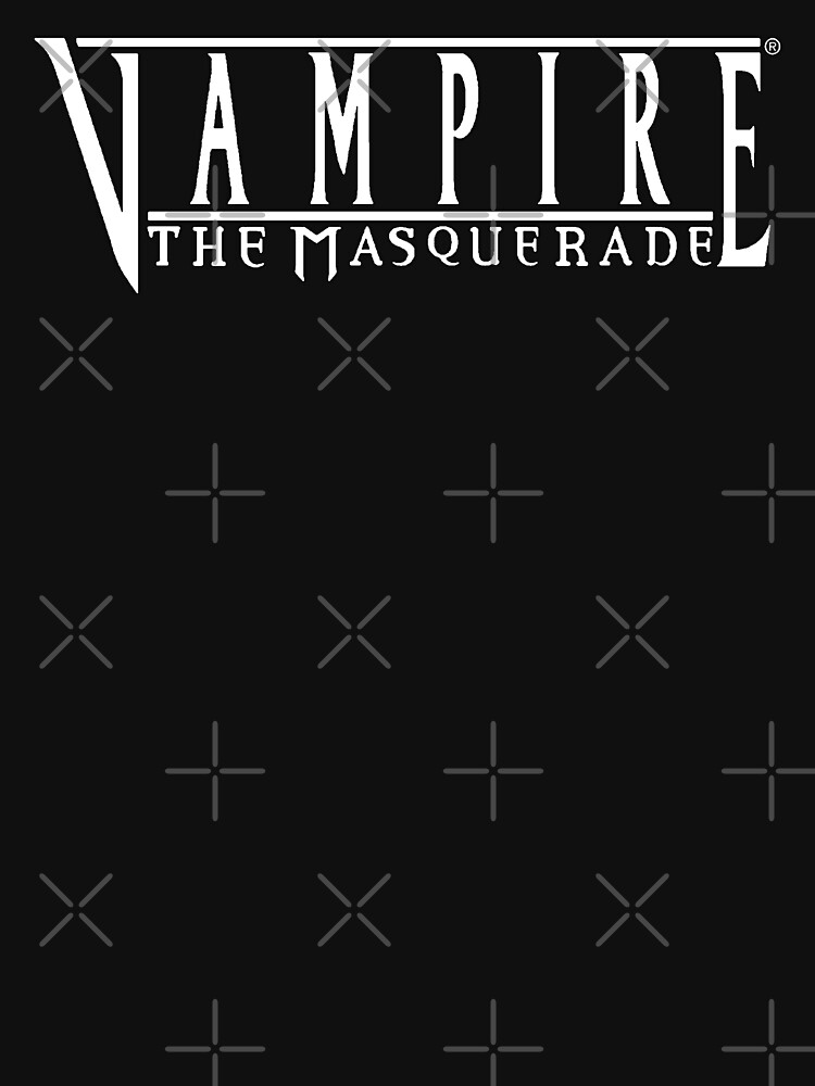 "Vampire The Masquerade Logo White" T-shirt for Sale by northernlit ...
