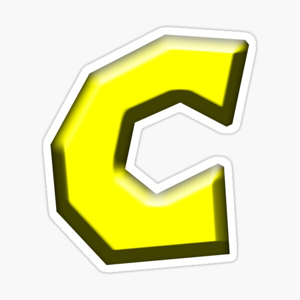 "Capital Letter C" Sticker for Sale by Fontworld | Redbubble