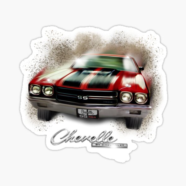 "1970 Chevelle SS 454 design by UrbanHero" Sticker for Sale by ...