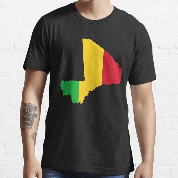 "Mali Flag Map" T-shirt for Sale by limitlezz | Redbubble | republic of ...
