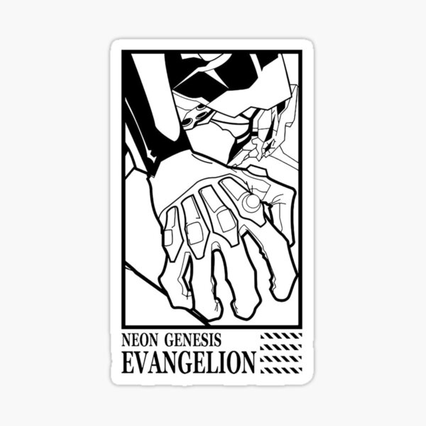 "Evangelion EVA Design" Sticker for Sale by TheWiredStore | Redbubble