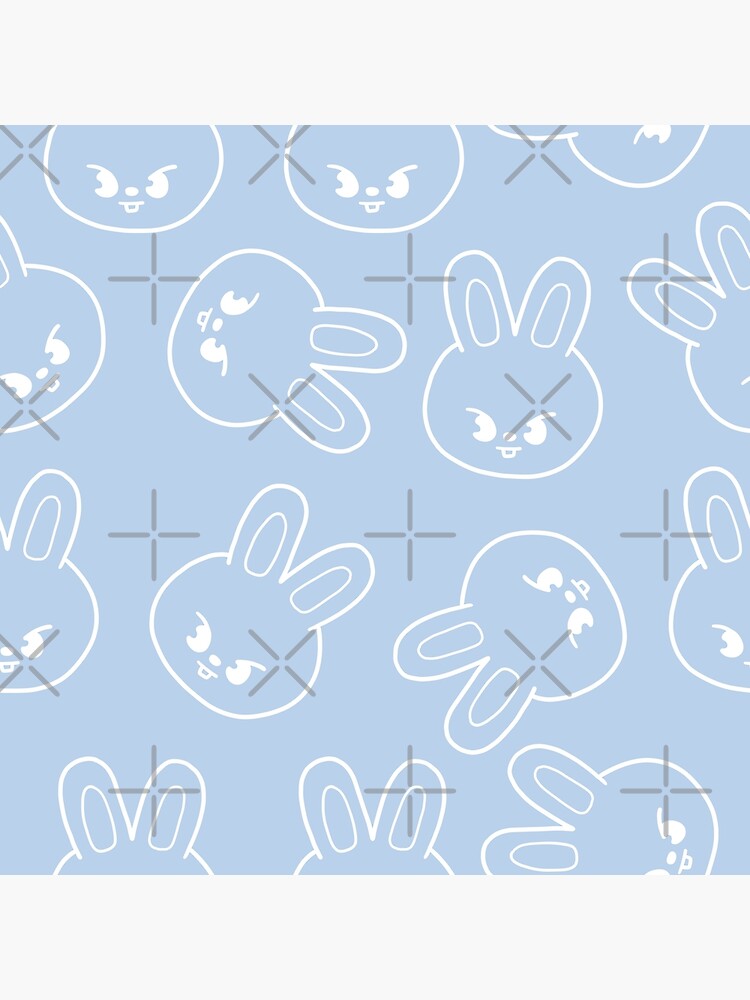 "STRAY KIDS (SKZOO) Cute Leebit simple and minimalistic Pattern ...