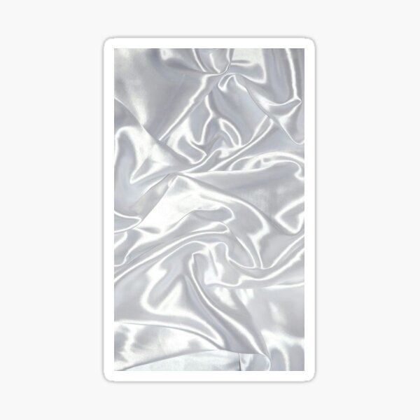 "WHITE SATIN" Sticker by TheGiverS | Redbubble