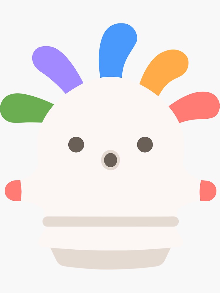 "acnh rainbow squeakoid gyroid" Sticker for Sale by iinamour | Redbubble