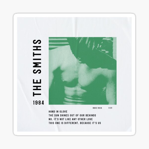 "The Smiths Modern/Minimalist Design" Sticker by JananasDesigns | Redbubble