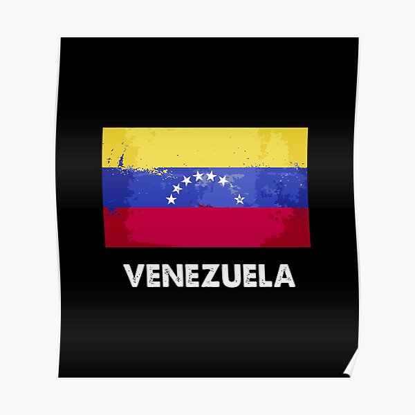 "Venezuelan Venezuela Flag" Poster for Sale by roslyngriu | Redbubble