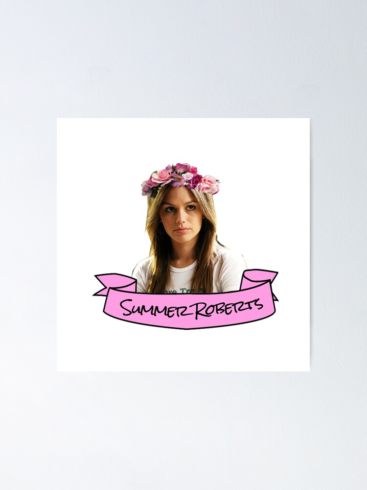 "summer roberts flower crown sticker" Poster for Sale by lunalovebad ...