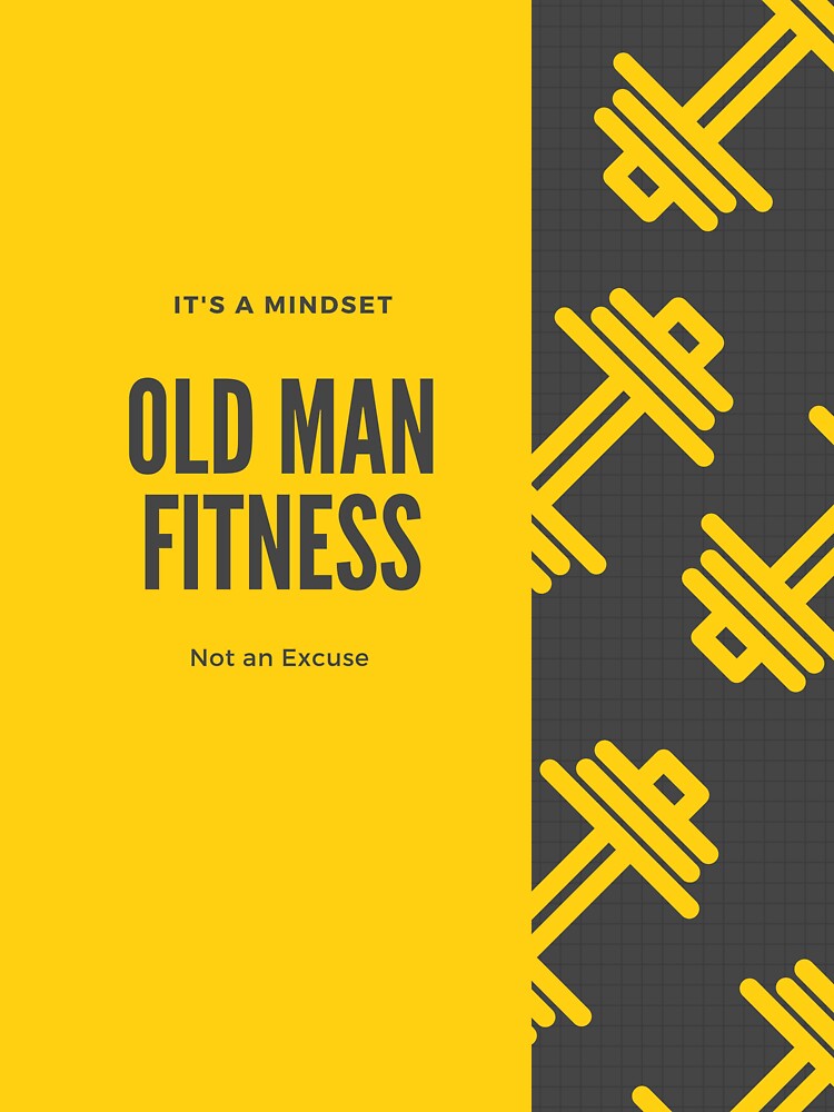 "Old Man Fitness" Sticker for Sale by oldmanfitness | Redbubble