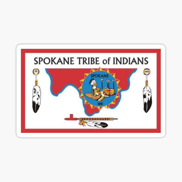 "Flag of Spokane Tribe of Indians USA" Sticker for Sale by mo91 | Redbubble