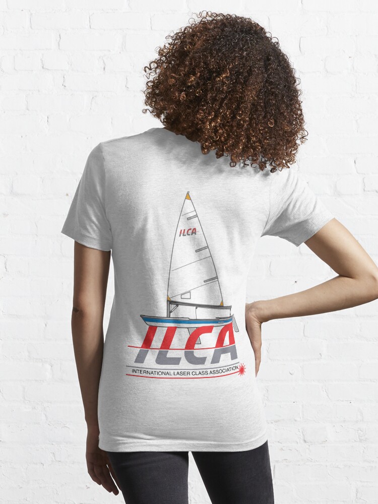 "-Bestseller- Laser sailboat on ILCA logo - laser sailing dinghy" T ...