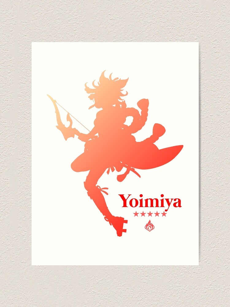 "Genshin Impact Yoimiya 2" Art Print for Sale by TeyvatTailor | Redbubble
