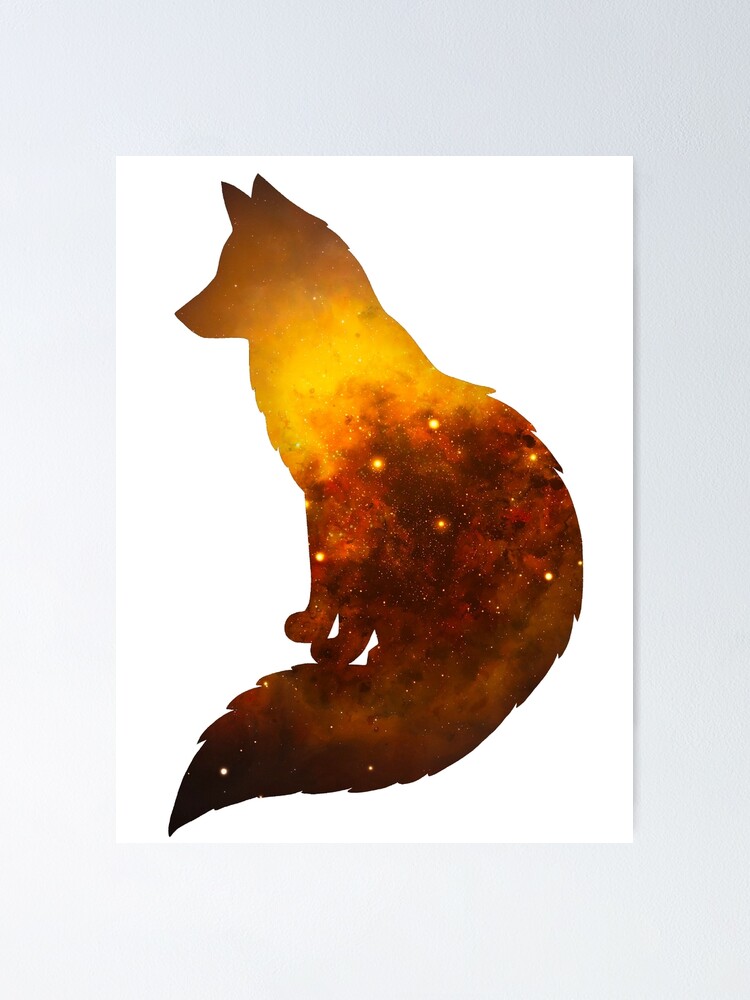 "Galaxy Fox" Poster for Sale by Leen-art | Redbubble