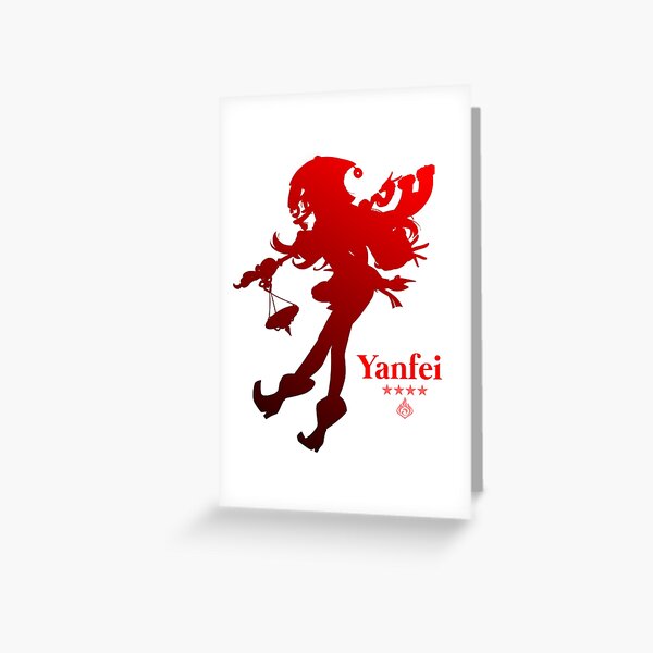 "Genshin Impact Yanfei 2" Greeting Card by TeyvatTailor | Redbubble