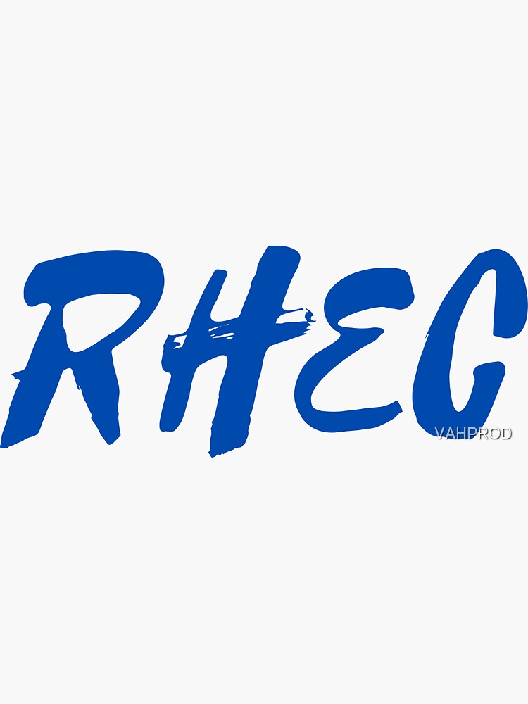 "RHEC" Sticker for Sale by VAHPROD | Redbubble