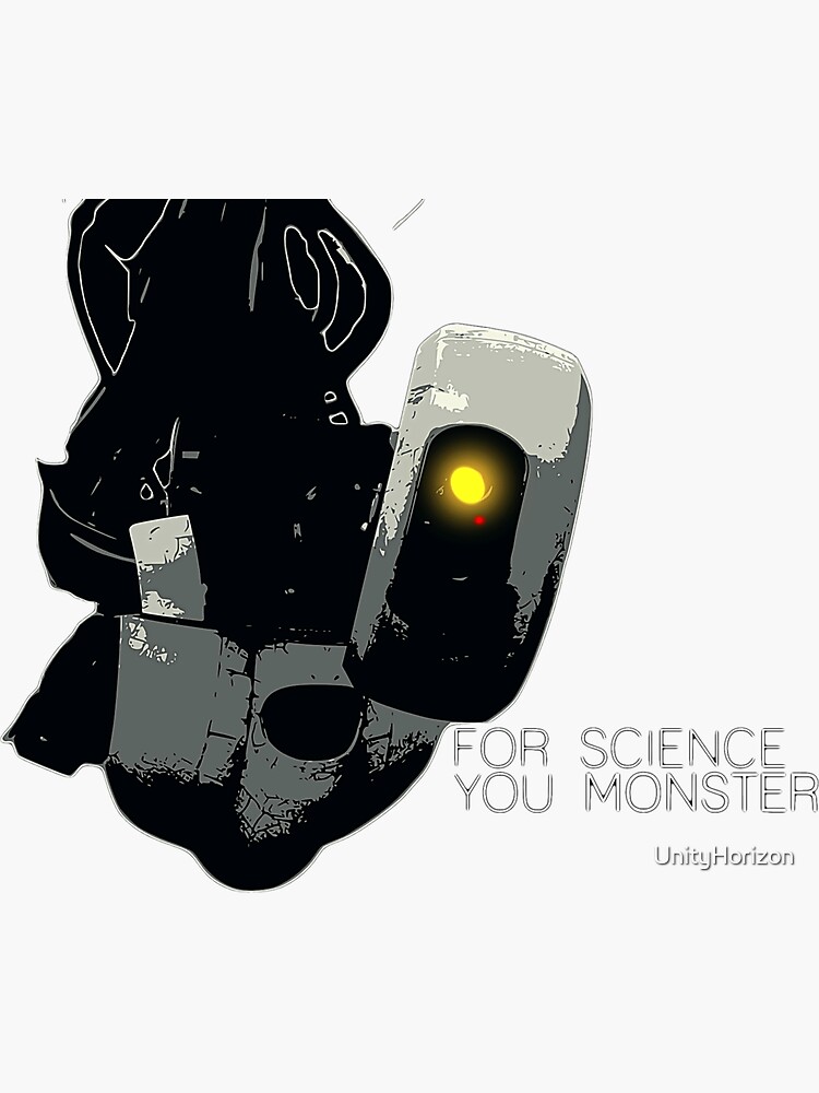 "GLaDOS" Sticker for Sale by UnityHorizon | Redbubble