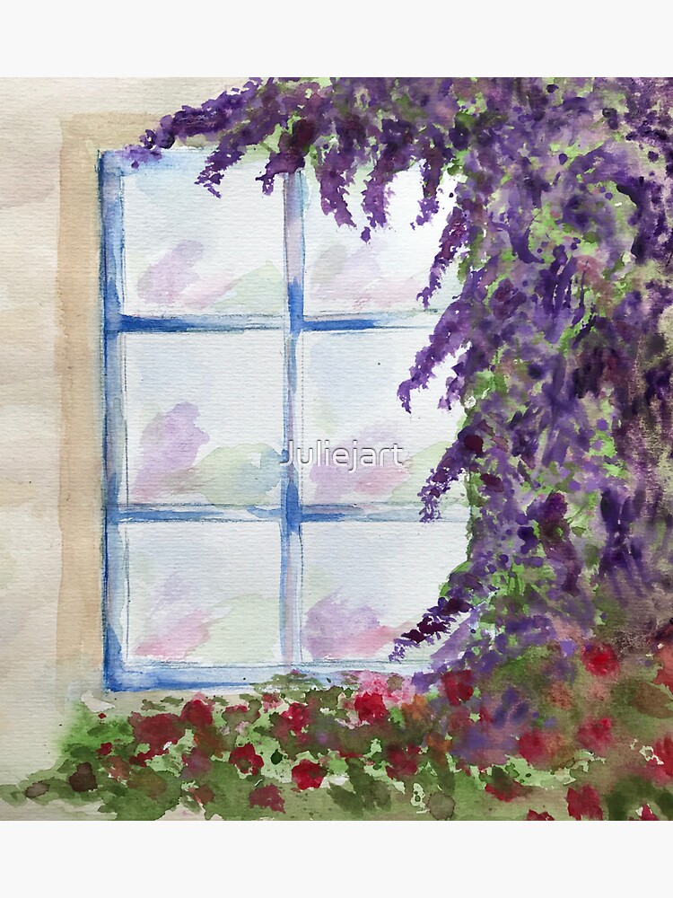 "Window reflections" Sticker by Juliejart | Redbubble