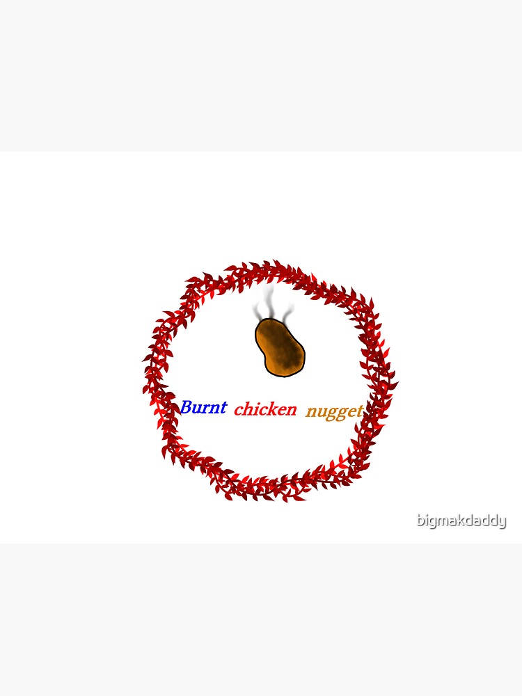 Dabi Hawks Burnt Chicken Nugget Sticker For Sale By Bigmakdaddy Redbubble