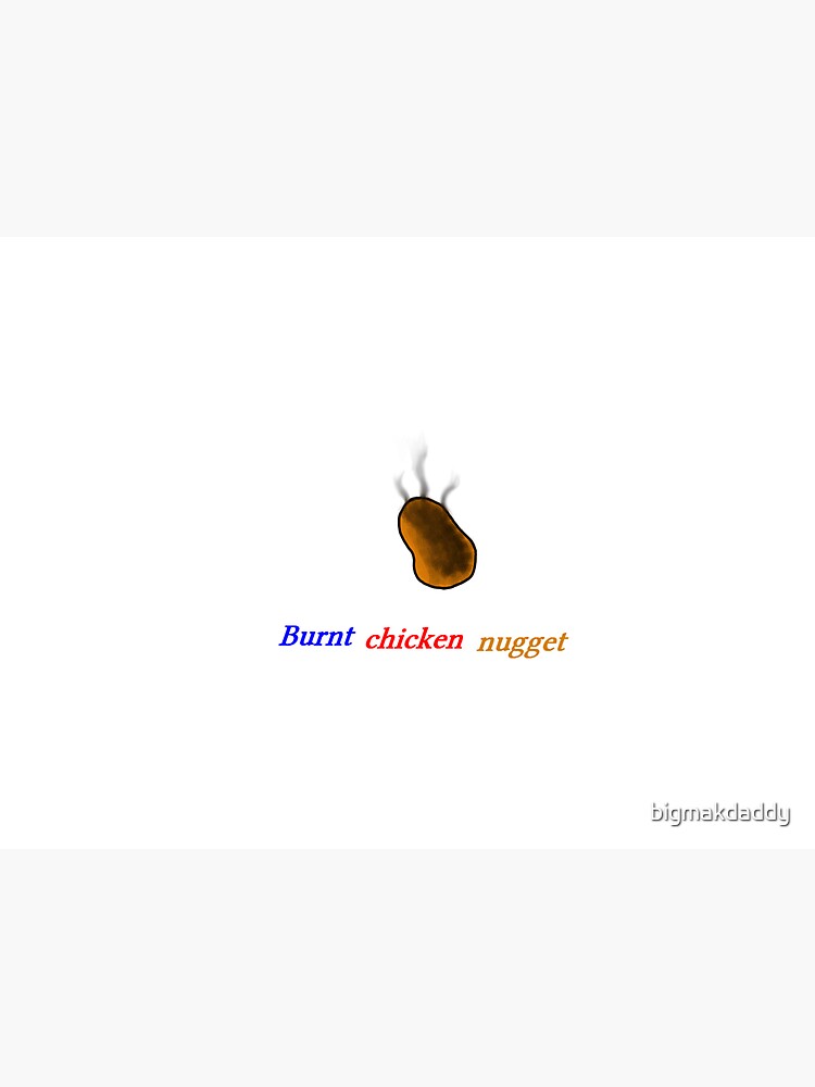 Dabi Hawks Burnt Chicken Nugget Sticker For Sale By Bigmakdaddy Redbubble