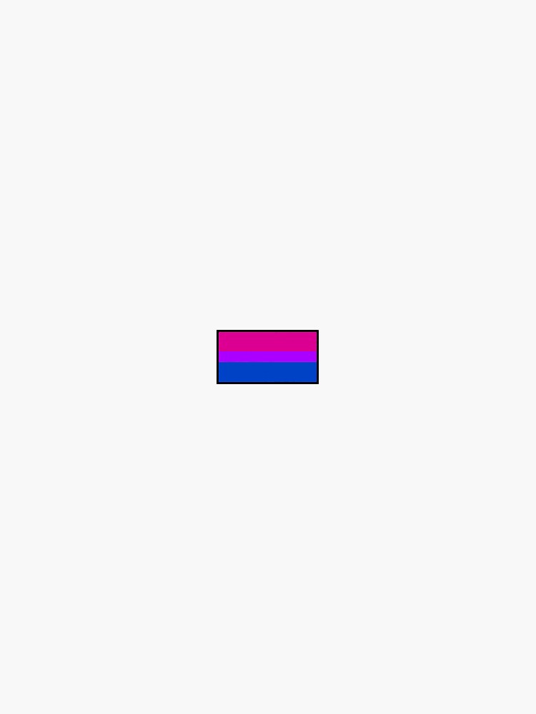 "Mini Bisexual Flag" Sticker for Sale by tshindigenous | Redbubble