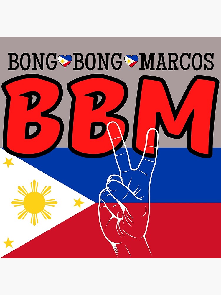 "BONGBONG MARCOS (BBM) FOR PRESIDENT 2022" Poster for Sale by rodelyn ...