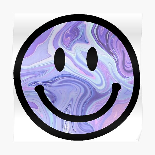 "aesthetic smiley face" Poster for Sale by violetsareblue8 | Redbubble