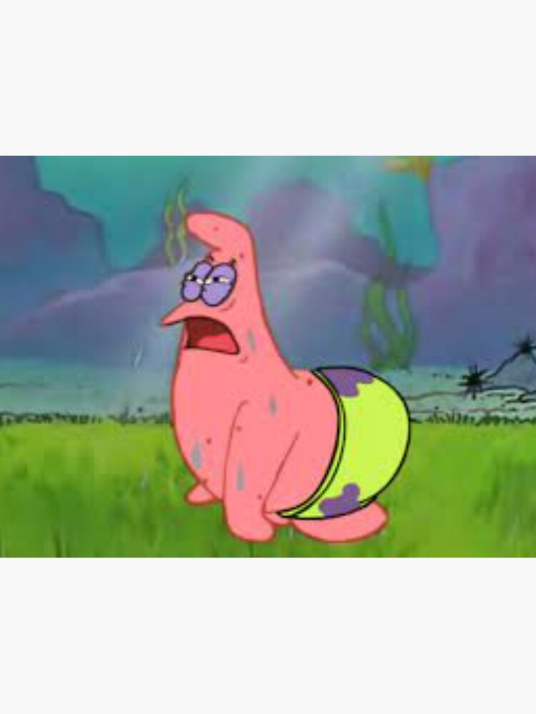 "Choking Patrick" Sticker by Khurtasha925 | Redbubble