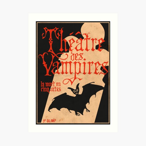 "Théâtre des Vampires Poster | Interview with the Vampire Fanart" Art ...
