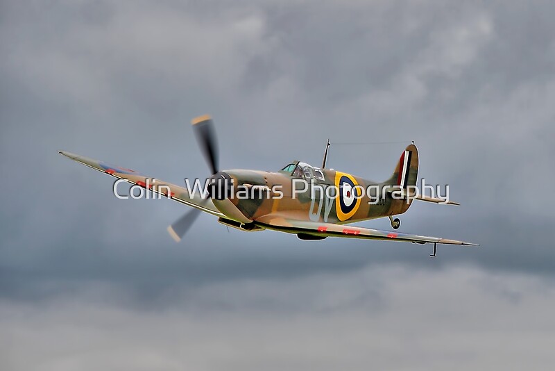 "Guy Martin`s Spitfire 1" by Colin Williams Photography | Redbubble