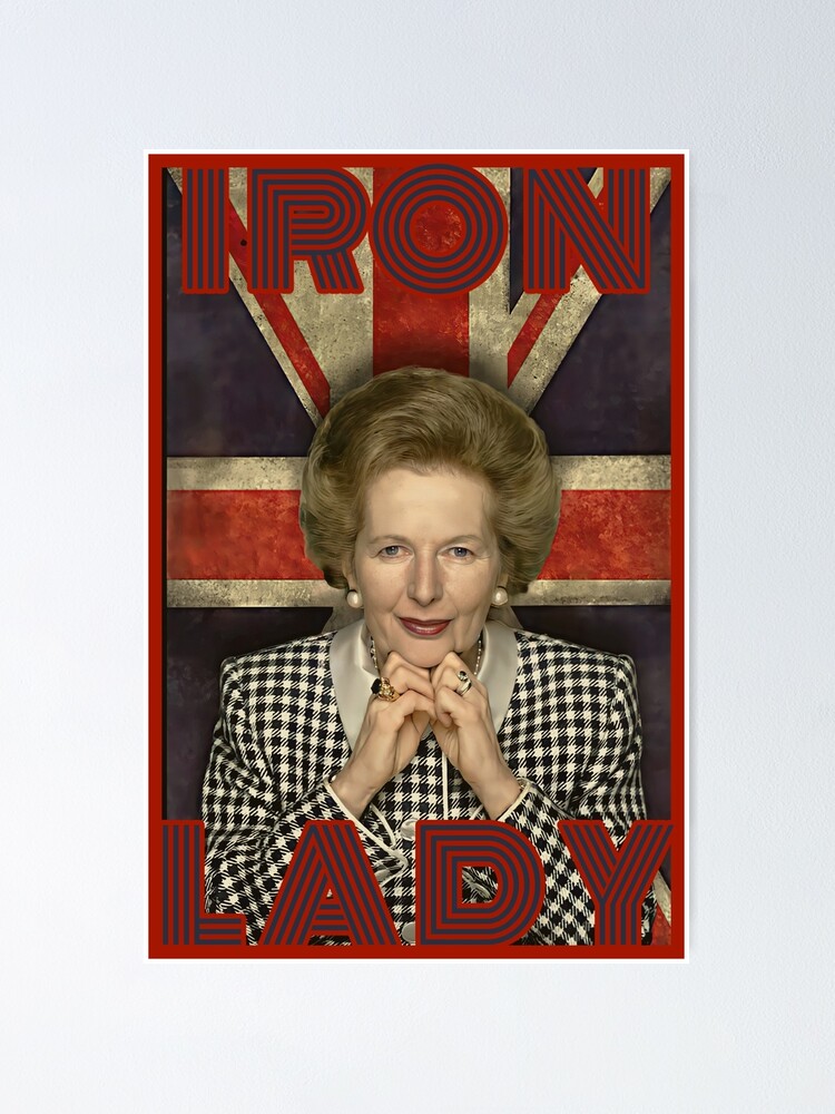 "Margaret thatcher iron lady" Poster for Sale by Skull-blades | Redbubble
