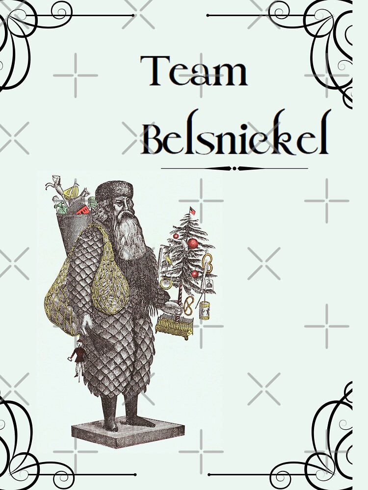 "Team Belsnickel" Sticker for Sale by SpankoPodcast | Redbubble