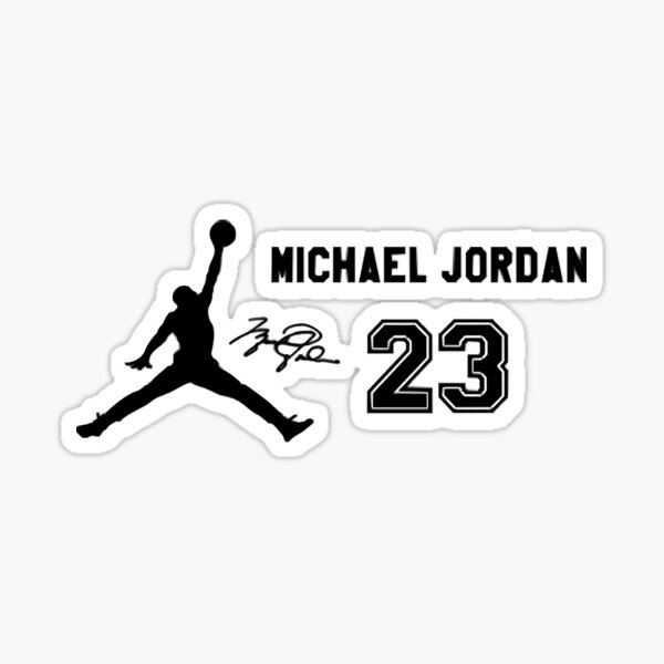 "Recent Michael Jordan Logo 23 Classic" Sticker for Sale by ...